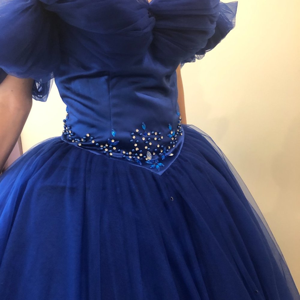 Blue Cinderella Prom Evening Quinceanera Bat Mitzvah … - Gem